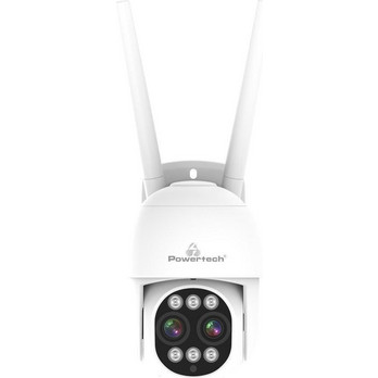 Powertech PT-1163 IP Κάμερα Ασφαλείας Wi-Fi 4MP Αδιάβροχη | BestPrice.gr