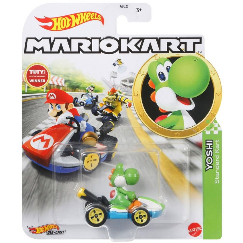 Mattel Hot Wheels Mario Kart Yoshi Standard GBG25/GLP38 | BestPrice.gr