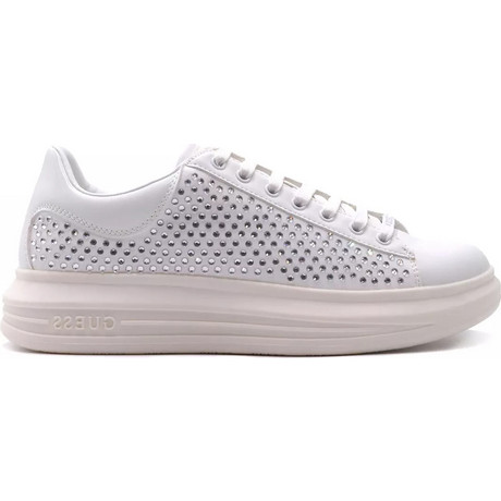 Guess Vibo Γυναικεία Sneakers Εκρού FL5VIBELE12 | BestPrice.gr