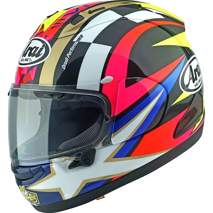 Arai RX-7V Evo Black Red Blue Κράνος Μηχανής Full Face 1610gr | BestPrice.gr