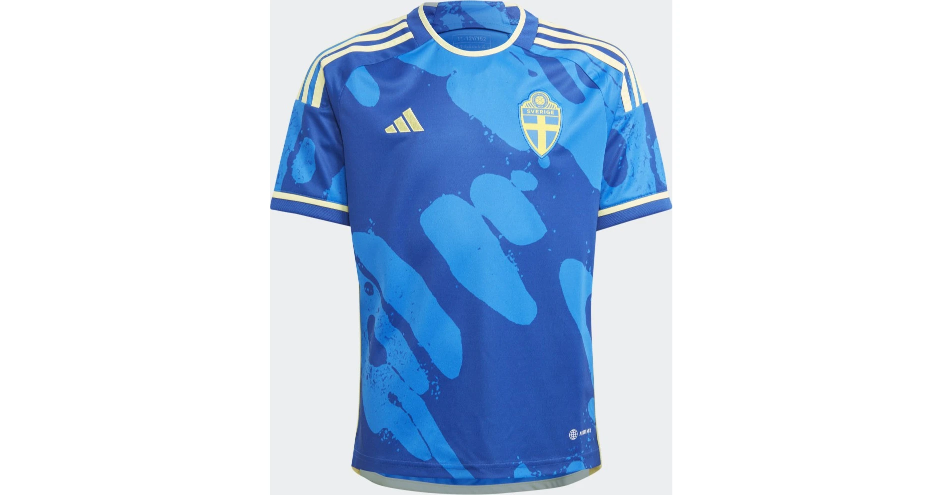 Adidas Εθνική Σουηδίας Home 2023/24 Φανέλα Ποδοσφαίρου HT7143 ...