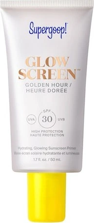 Supergoop! Glowscreen Golden Hour Αντηλιακό Primer Προσώπου με Χρώμα ...