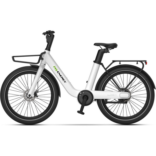 MS Energy C102 Ηλεκτρικό Ποδήλατο Πόλης 24" 250W και Δισκόφρενα Λευκό ...