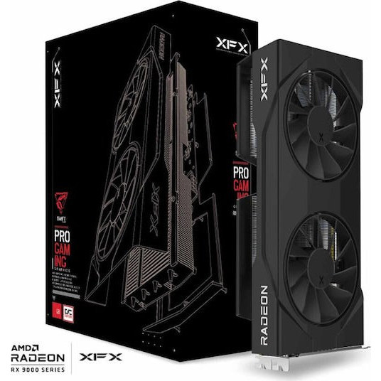 XFX Radeon RX 9060 XT 8GB GDDR6 Swift OC Κάρτα Γραφικών | BestPrice.gr