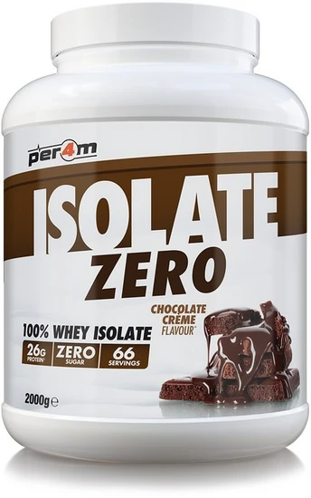 Per4m Isolate Zero Chocolate Creme Πρωτεΐνη Ορού Γάλακτος Γράμμωσης 2kg | BestPrice.gr
