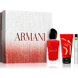 Giorgio Armani Si Passione Red Box Eau de Parfum 100ml + 10ml + Body ...