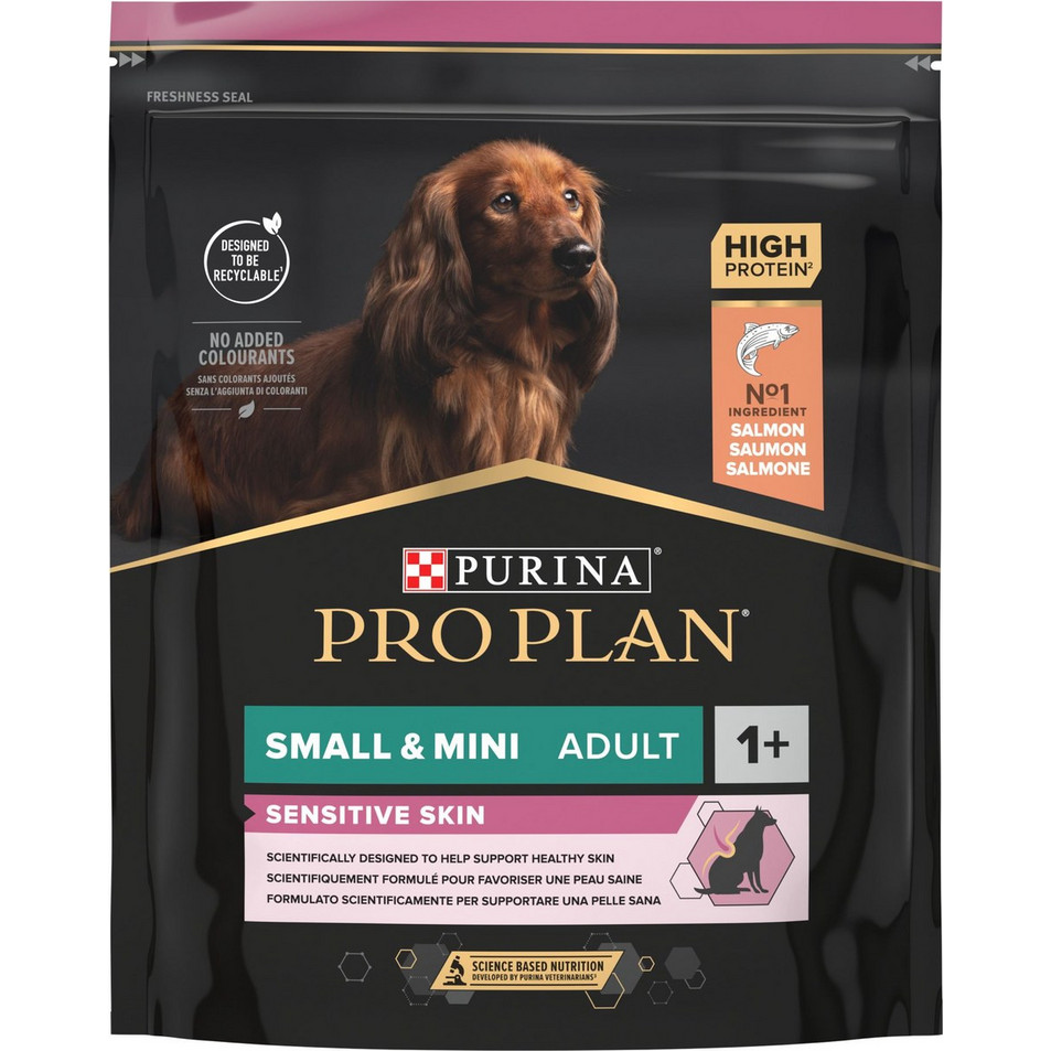 Purina Pro Plan Small & Mini Adult 1+ Sensitive Skin with Salmon 700gr ...