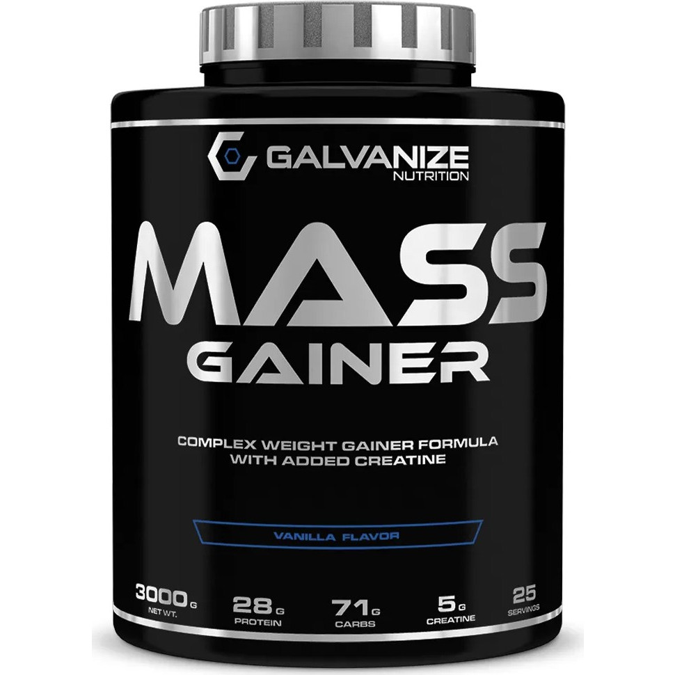 Galvanize Nutrition Mass Gainer Vanilla Πρωτεΐνη Ορού Γάλακτος Όγκου 3kg | BestPrice.gr