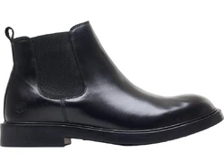 Lumberjack Lenard Clelsea Ανδρικά Chelsea Μποτάκια Δερμάτινα Μαύρα ME ...