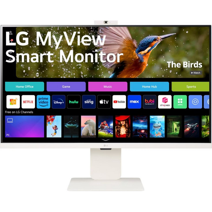 LG 32SR85U-W IPS HDR Smart Monitor 31.5" 3840x2160 4K UHD 60Hz 5ms ...