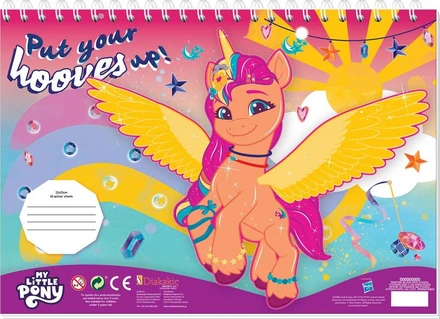 The Littlies My Little Pony Διάφορα Σχέδια Μπλοκ Ζωγραφικής A4 40 ...