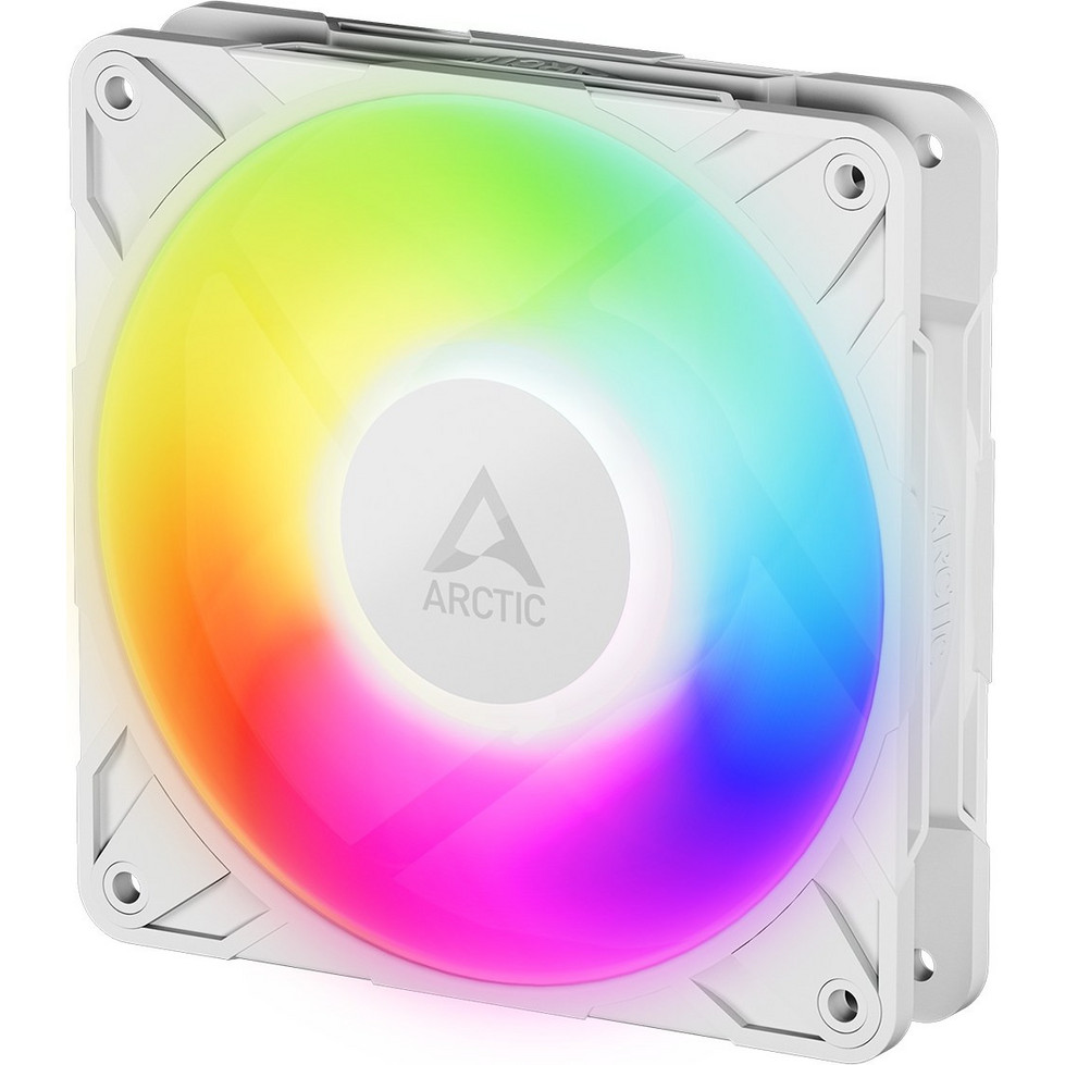 Arctic P12 Pro Case Fan 120mm ARGB με Σύνδεση 3-Pin 4-Pin PWM White ...
