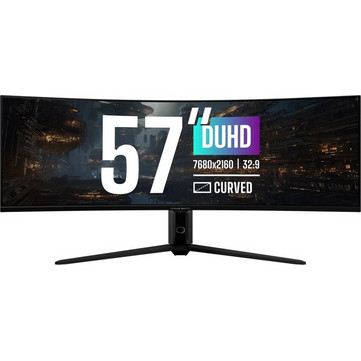 Cooler Master GP57ZS Ultrawide Mini LED HDR Curved Gaming Monitor 57 ...