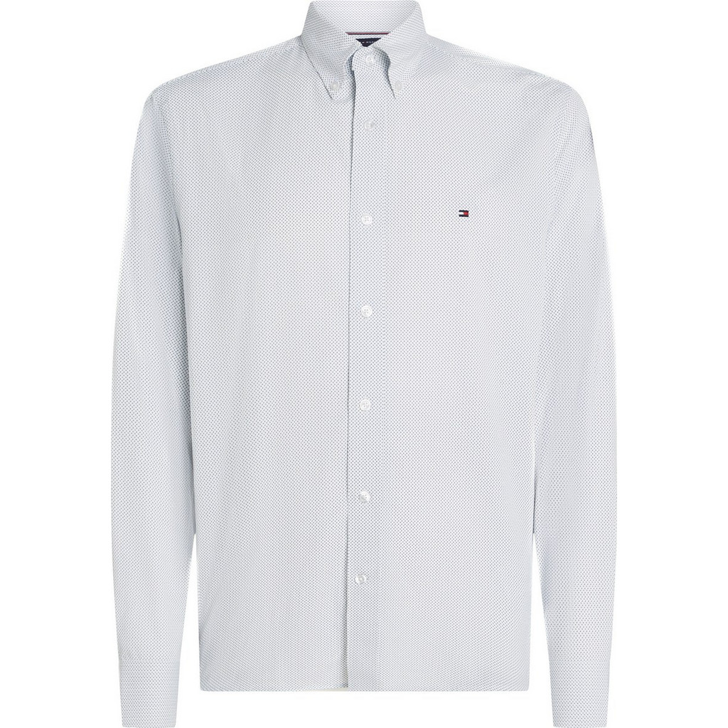 Tommy Hilfiger Ανδρικό Πουκάμισο Βαμβακερό Μακρυμάνικο Κανονική Γραμμή ...