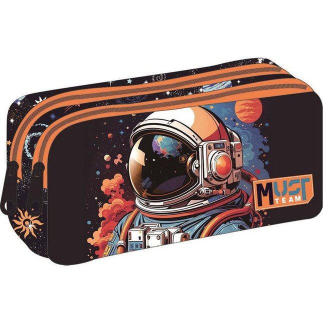 Must Astronaut Κασετίνα Βαρελάκι με 2 Θήκες Πολύχρωμη 587196 | BestPrice.gr