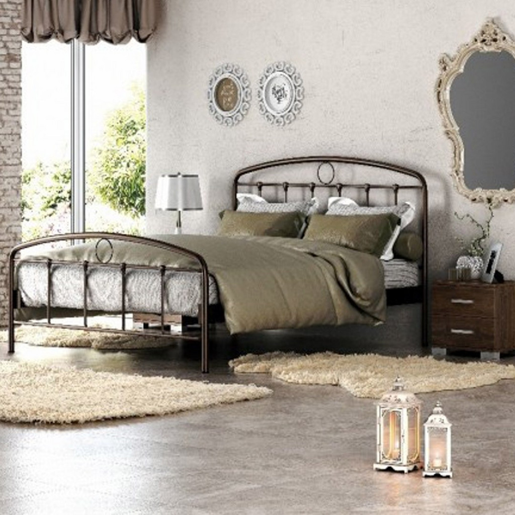 Basic Κρεβάτι Υπέρδιπλο Μεταλλικό 160x200cm | BestPrice.gr