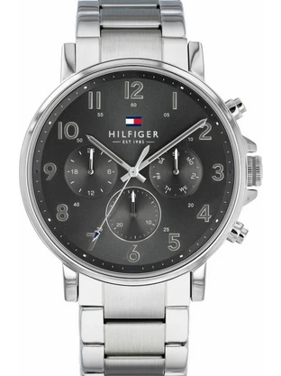 Tommy Hilfiger Ultra Slim Ανδρικό Ρολόι με Καφέ Δερμάτινο Λουράκι ...