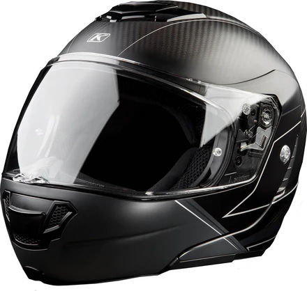 Klim TK1200 Carbon Skyline Matt Black Κράνος Μηχανής Flip-Up 1250gr ...