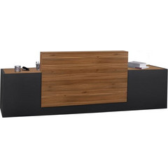 FreeBox Γραφείο Reception Ξύλινο 328x63x108cm FB92359 | BestPrice.gr