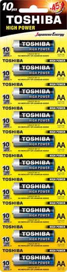 Toshiba High Power AA 10τμχ | BestPrice.gr