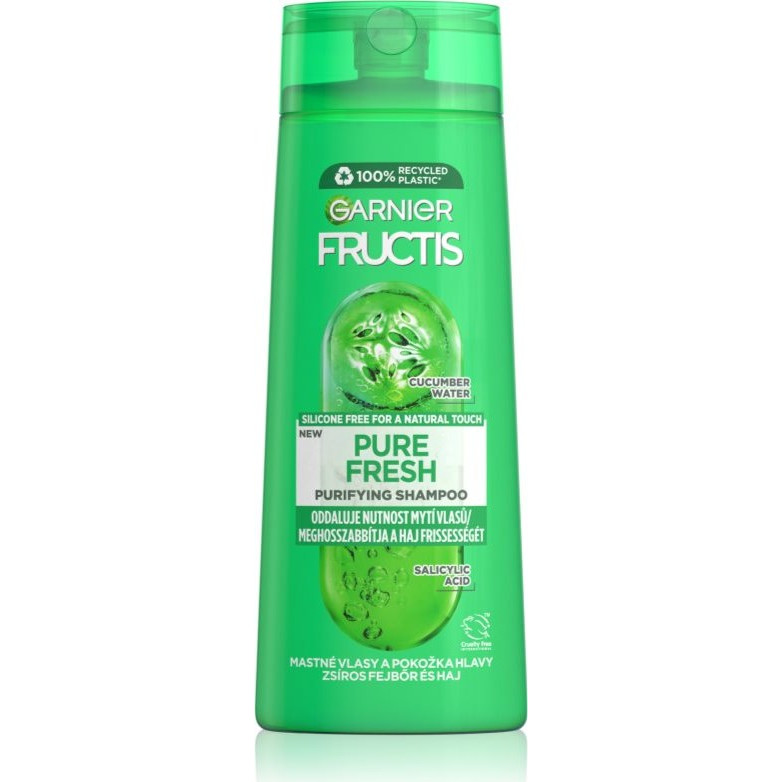 Garnier Fructis Pure Fresh Strenghehing Oily Hair Σαμπουάν για ...