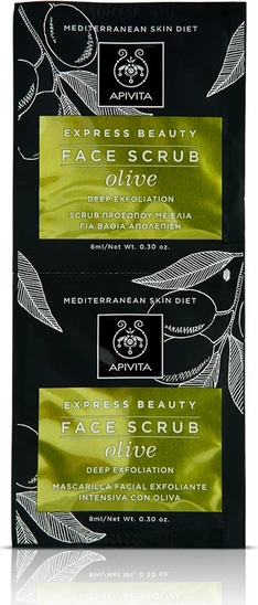 Apivita Express Beauty Κρέμα Βαθιάς Απολέπισης με Ελιά Scrub Προσώπου ...