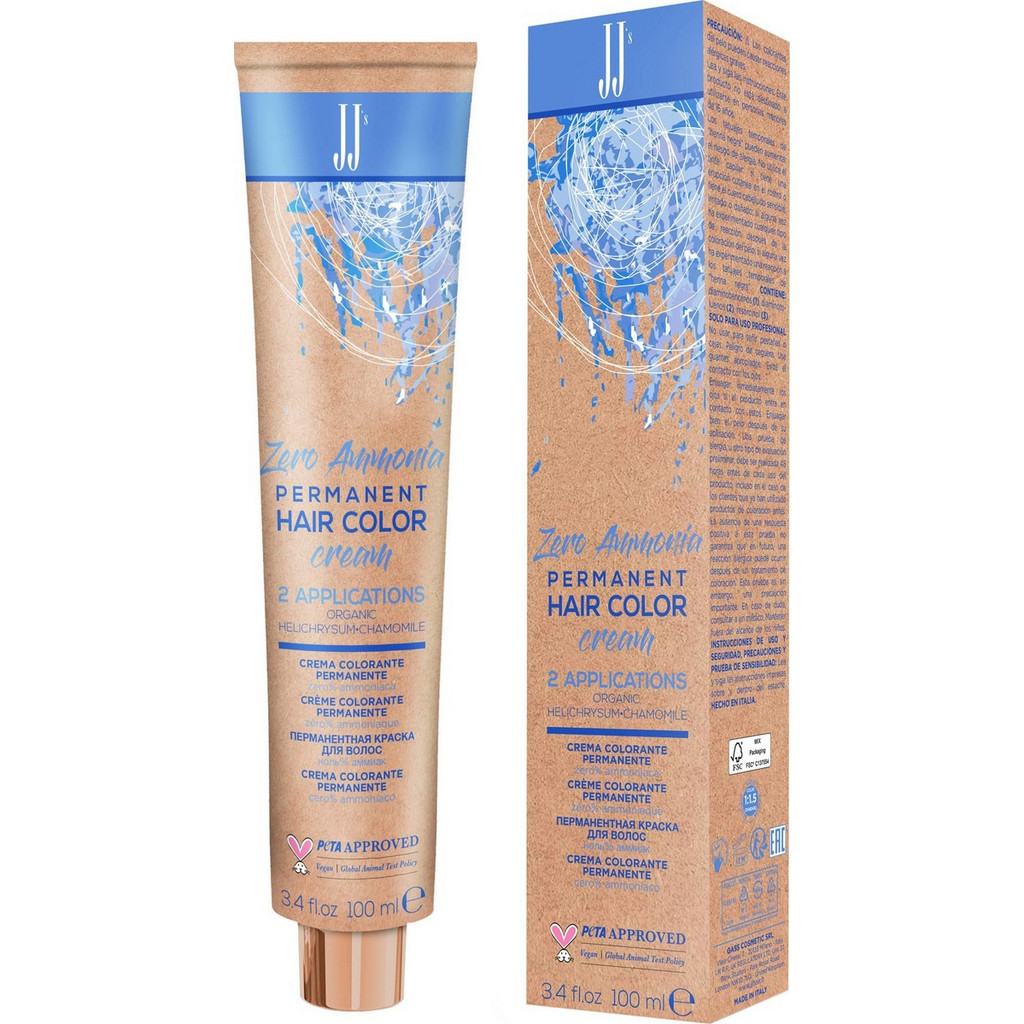 JJ'S Zero Lift Acid Toner 9V Μόνιμη Βαφή Μαλλιών Xωρίς Αμμωνία 100ml ...