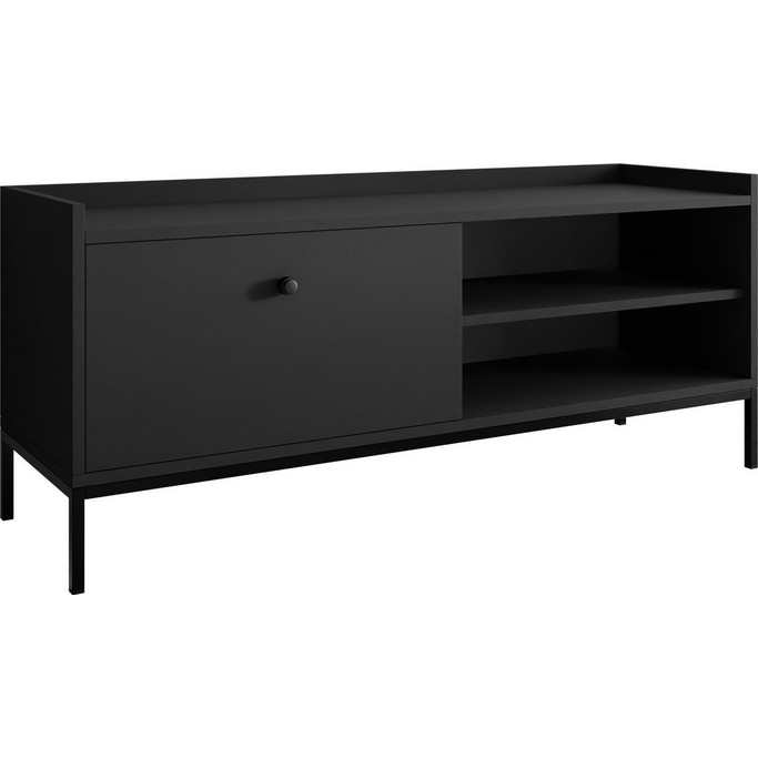PoliHome Έπιπλο Τηλεόρασης Μοριοσανίδα Μαύρο Μ140xΠ40xΥ55cm Tokirot 1K 162771729 | BestPrice.gr