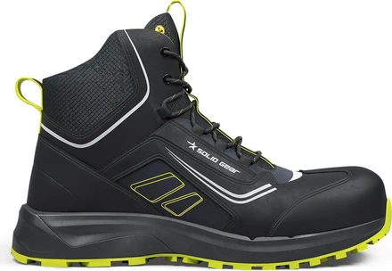 Solid Gear Adapt Mid Μποτάκια Ασφαλείας S3 Αδιάβροχα Μαύρα Κίτρινα ...