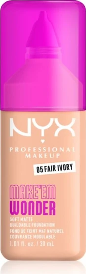 Nyx Make Em Wonder 05 Fair Ivory Liquid Make Up 30ml | BestPrice.gr
