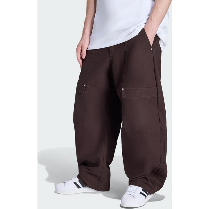 Adidas Originals Ανδρικό Παντελόνι Relaxed Εφαρμογή Καφέ KG6442 ...