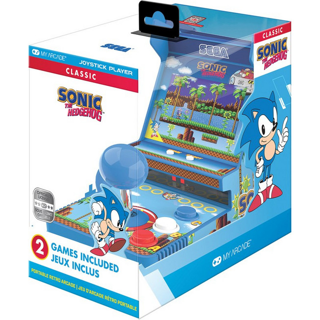 MY Arcade Sonic The Hedgehog Portable Retro Arcade Ηλεκτρονική Παιδική ...