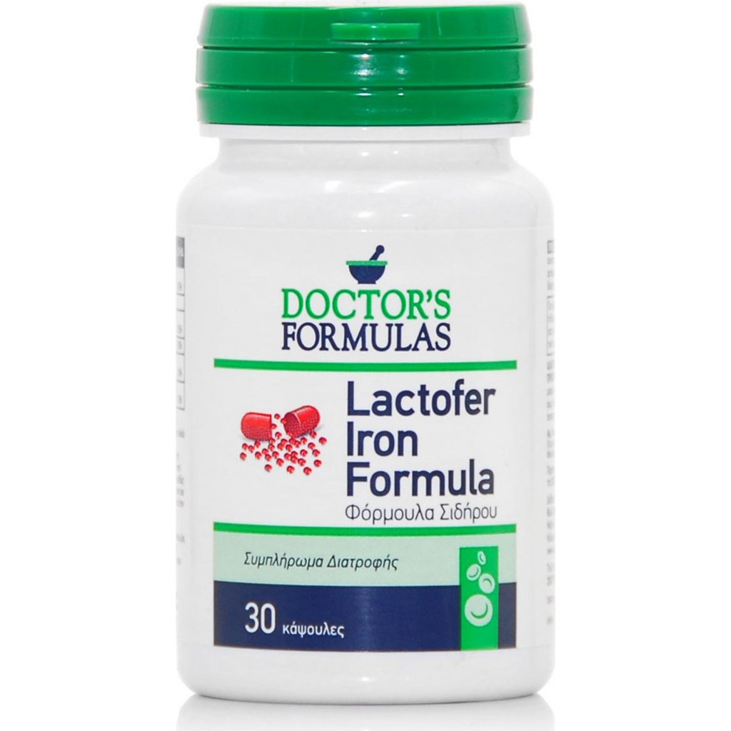Doctor's Formulas Lactofer Iron Formula 30 Κάψουλες | BestPrice.gr