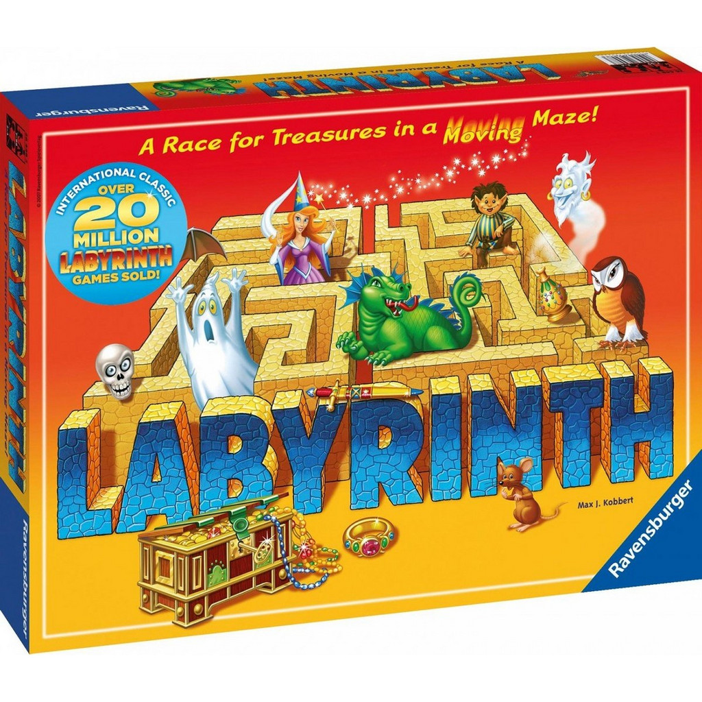 Ravensburger Labyrinth Επιτραπέζιο Παιχνίδι για 8+ Ετών για 2-4 Παίκτες ...
