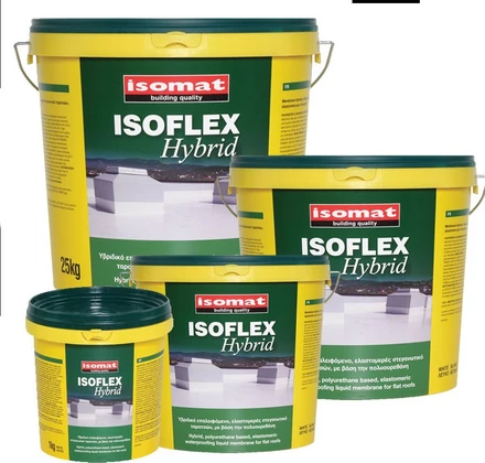 Isomat Isoflex Hybrid Ελαστομερές Επαλειφόμενο Υβριδικό Στεγανωτικό ...