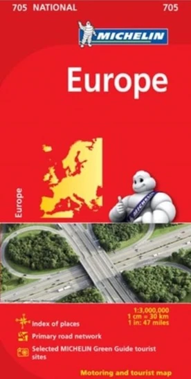 Europe - Michelin National Map 705 - Nicolas Michelin | BestPrice.gr