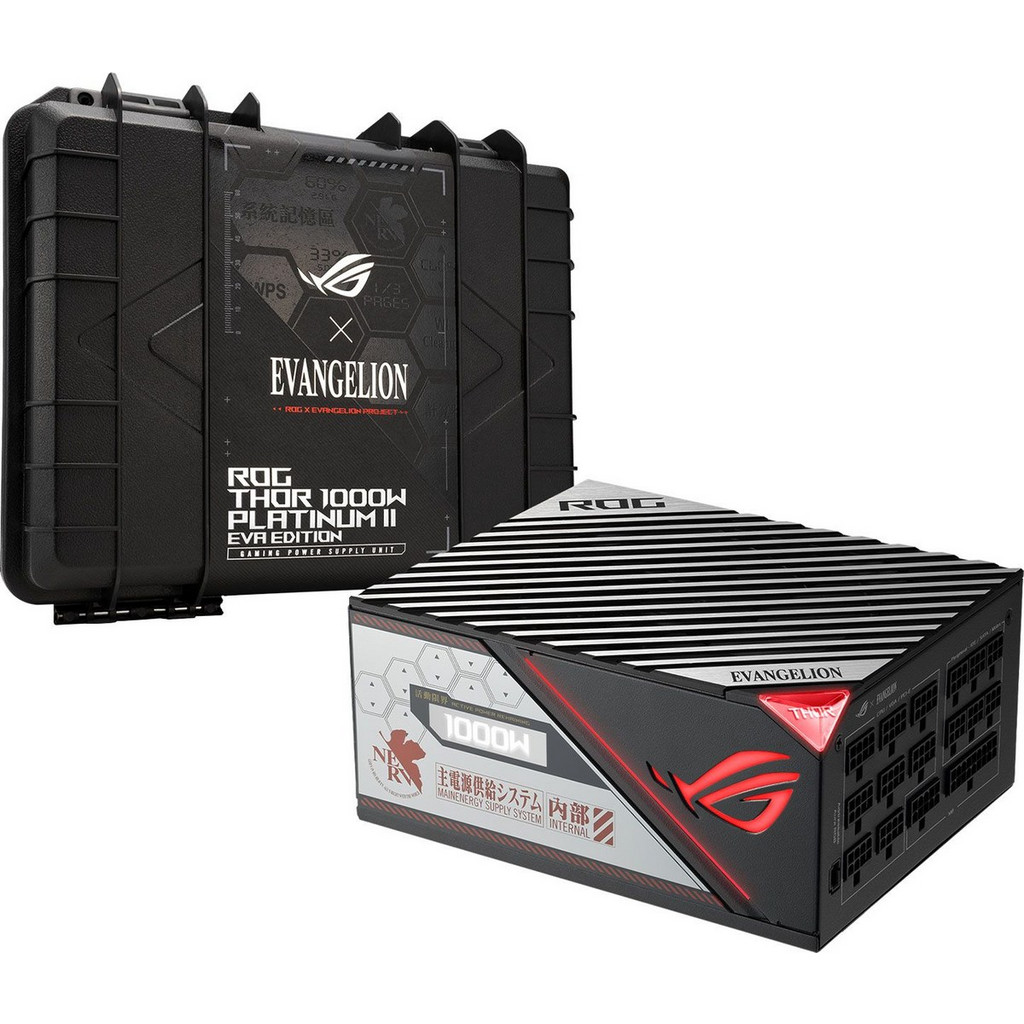 Asus ROG Thor 1000W Platinum II Eva Edition Τροφοδοτικό Υπολογιστή ATX ...
