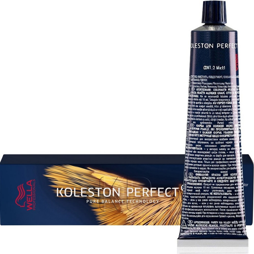 Wella Koleston Perfect Me+ Rich Naturals 4/82 Καστανό Μπλε Ματ Μόνιμη ...