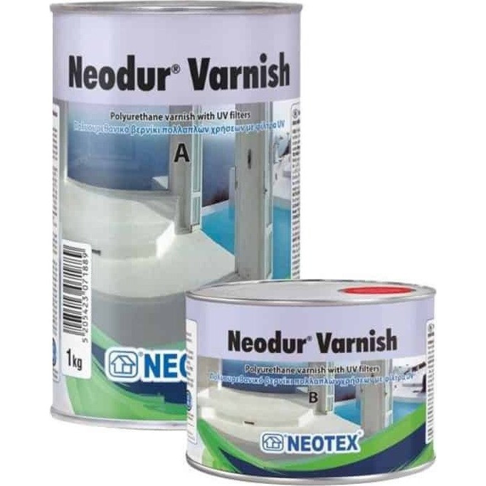 Neotex Neodur Varnish (A+B) Βερνίκι Επιφάνειας Κονιαμάτων Διαλύτου ...
