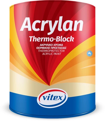 Vitex Acrylan Thermoblock Ακρυλικό Θερμομονωτικά Χρώμα Εξωτερικού Χώρου ...