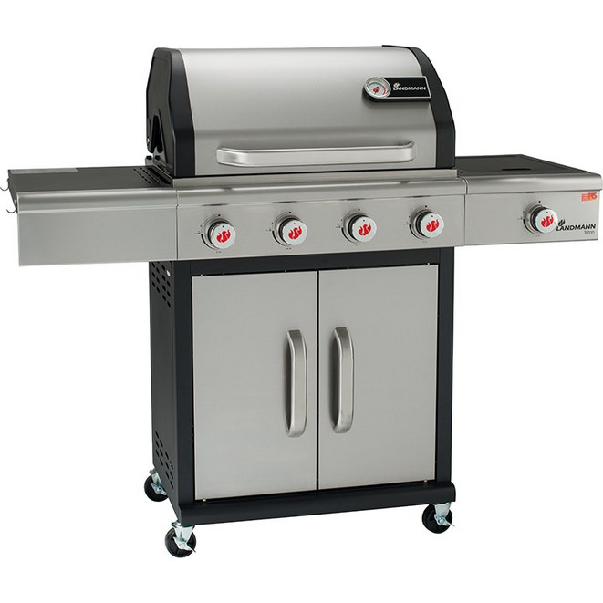 Landmann Triton LD PTS 4.1 Inox Ψησταριά Υγραερίου με 4 Εστίες και ...