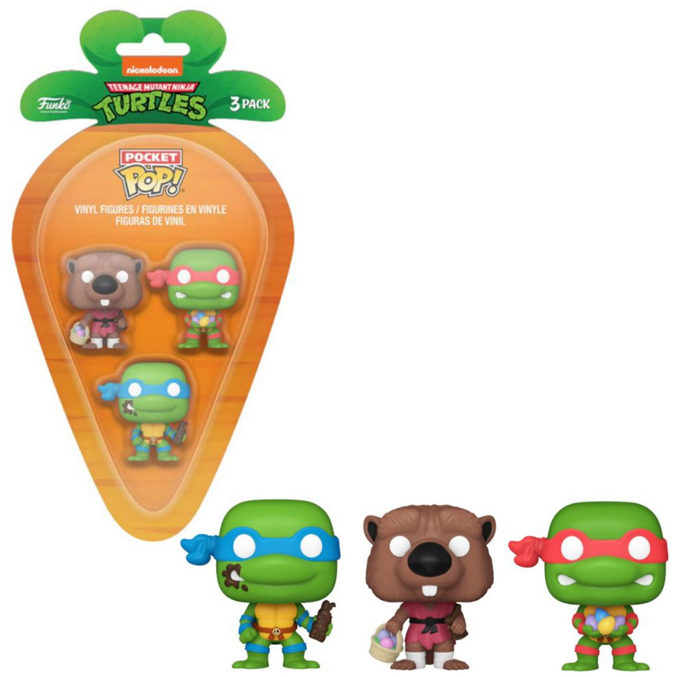 Funko Pocket Pop! Teenage Mutant Ninja Turtles 3-Pack Splinter ...