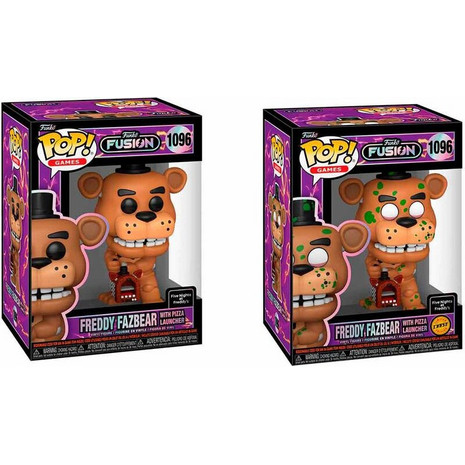 Funko Pop! Games Funko 1096 Freddy Fazbear with Pizza Launcher & Chase ...