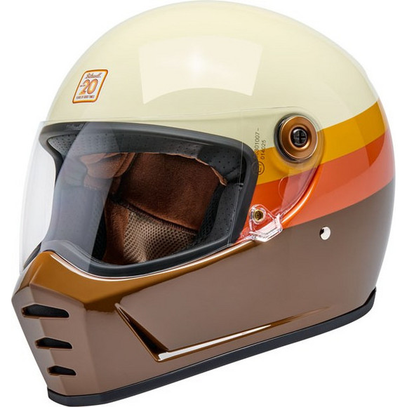 Biltwell Lane Splitter 20th Anniversary Multicolor Κράνος Μηχανής Full ...