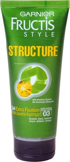 Garnier Fructis Style Structure Gel Μαλλιών Ανδρικό Πολύ Δυνατό Κράτημα ...
