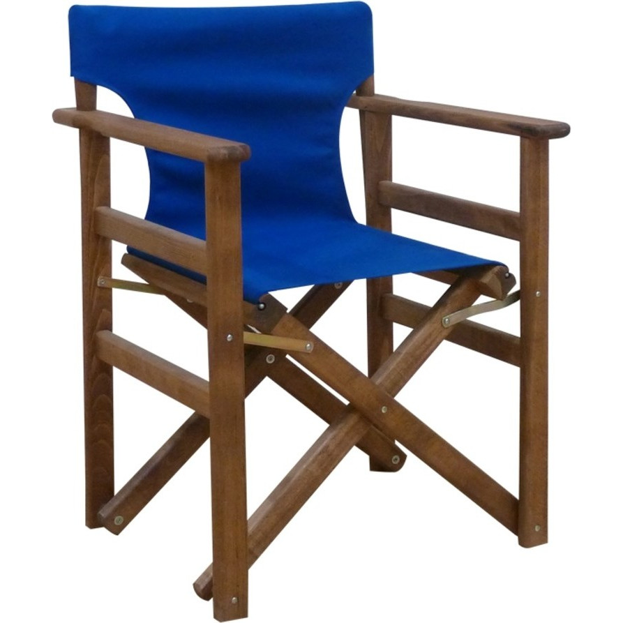 Zita Plus Torino Καρέκλα Σκηνοθέτη Ξύλινη Μπλε 63.0122 | BestPrice.gr