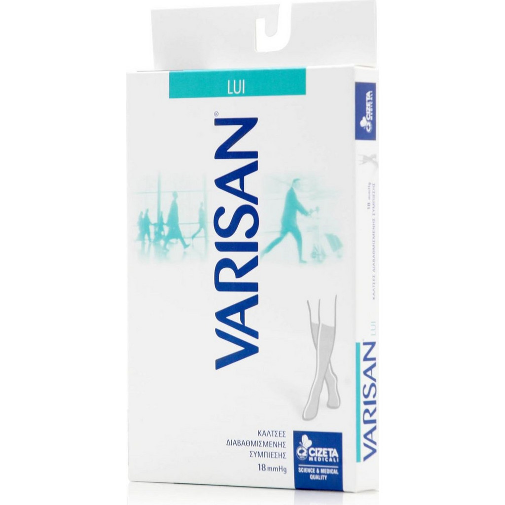 Varisan Lui Κάλτσες Διαβαθμισμένης Συμπίεσης Κάτω Γόνατος Μπλε ...