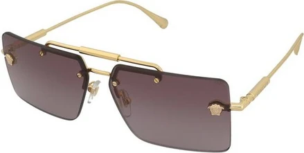 Versace VE2245 1002/8H Γυναικεία Γυαλιά Ηλίου Τετράγωνα Μεταλλικά Χρυσά ...